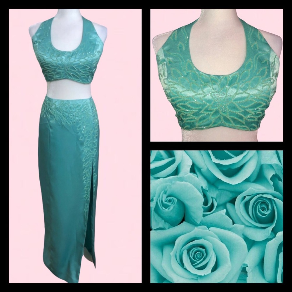 Vintage Precious Formals Prom Dress - Gem